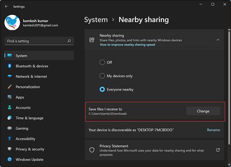 How To Use Nearby Sharing On Windows 11 Gear Up Windows