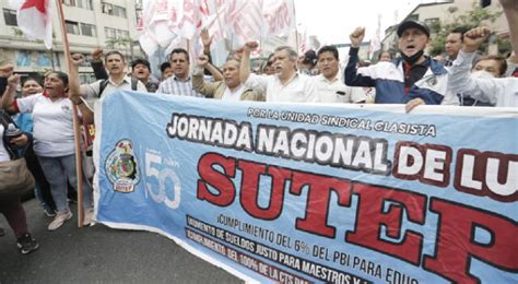 Paro Nacional Del Sutep De 24 Horas ¿por Qué Protestan Este Jueves 23
