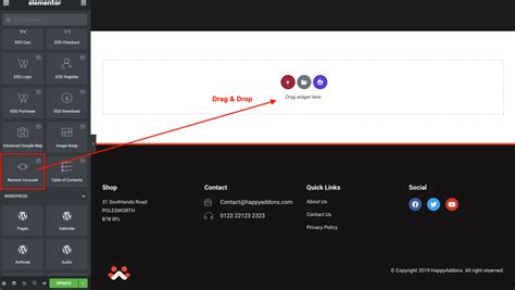 Remote Carousel Happyaddons