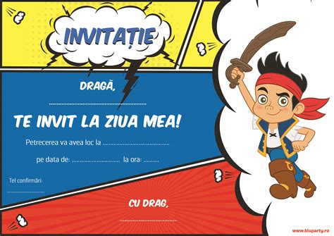Invitatii Petrecere Pentru Copii Bluparty