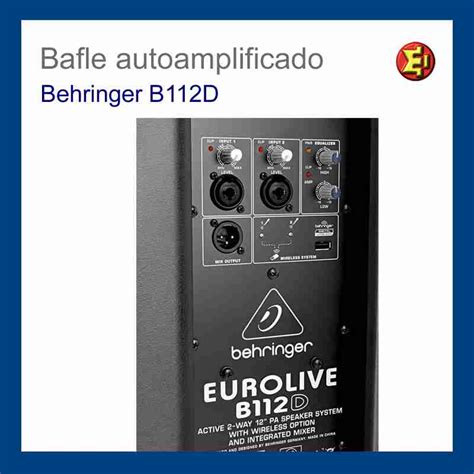 Altavoz autoamplificado Behringer B112 D