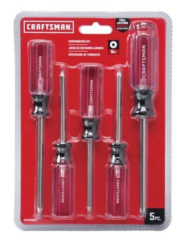 Juego De 5 Destornilladores Craftsman Acetato Torx