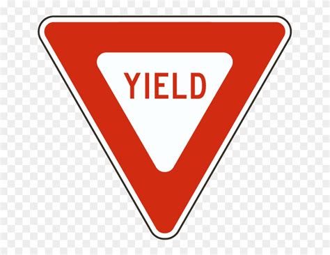 Yield Sign Mutcd R1 2 Yield Sign Clipart 704222 Pinclipart