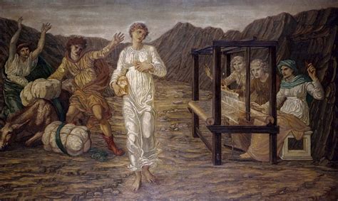 Амур и Психея - Дворцовые зелёные фрески - Психея, озадаченная Венерой ...