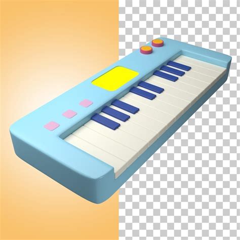 Premium Psd Music Equipment Keyboard 3d Icon