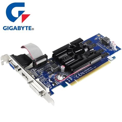 การดจอ1 G210 1GB การดแสดงผล64Bit GDDR3แบบดงเดมสำหรบเกม Nvidia