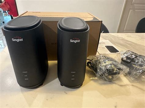 Singtel Wifi 6 Mesh Router Computers And Tech Parts And Accessories Networking On Carousell