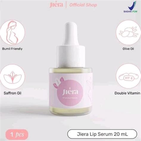 Jual Jangan Sampai Kehabisan Jiera Natural Lip Serum Untuk Mencerahkan