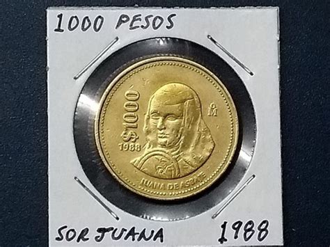 Ganga Moneda 1000 Pesos Sor Juana 1988 MercadoLibre