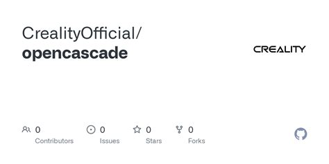Github Crealityofficial Opencascade