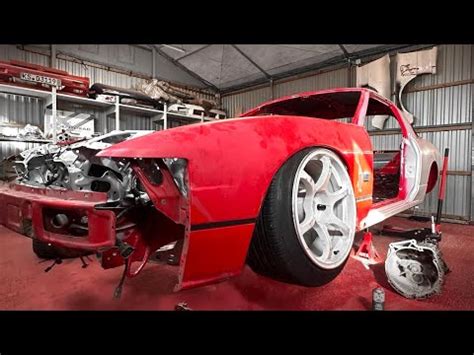 Przygotowania do swapa na 1 8t 20v pasowanie koła Nissan 200sx s13