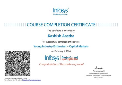 Infosysspringboard Infosyscourse Infosys Kashish Aastha