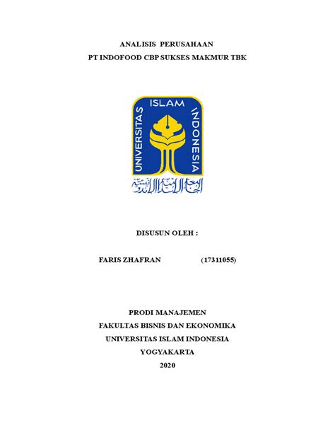 Analisis Budaya Organisasi Pt Indofood Cbp Sukses Makmur Tbk Docx