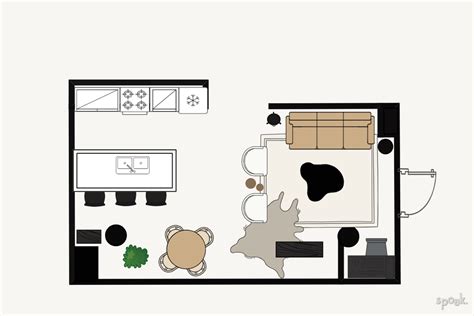 rectangular open concept kitchen living room layouts and floor plan ideas