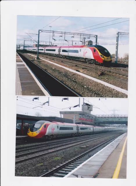4 Class 390 Pendolino Larger Photographs £240 Picclick Uk