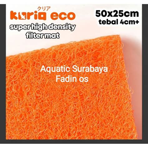 Jual Kuria Filter Mat Spiral Japmat Filter Japmat Orange 50x25 Cm
