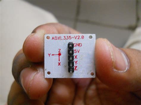 Robo Zone Analog 3 Axis Accelerometer Interfacing With Atmega8 Board