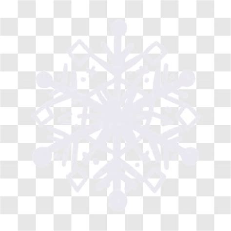 Download Snowflake Cut Out Decoration On Black Background Pngs Online
