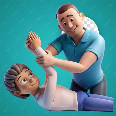 Premium Psd Woman Having A Physiotherapy Session At A Clinic