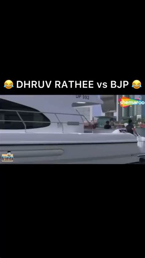 Oscar Level Dubbing By Rj In Dhruv Rathee Vs Bjp Funny Video R