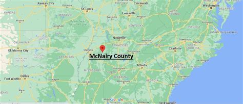 Where Is Mcnairy County Tennessee Mcnairy County Map Where Is Map