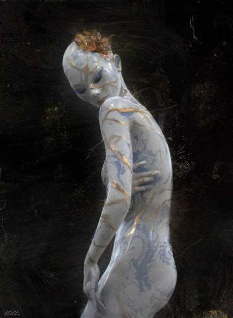 Nadezda Twisted Matter On X In Kintsugi Art Concept Art World Concept Art