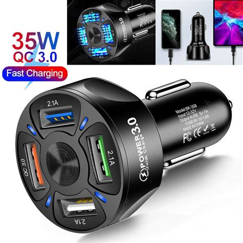 Port Super Fast Usb Car Charger Adapter Property Room