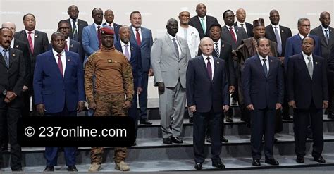 Tensions au Sommet Russie Afrique lors de la séance photo 237online