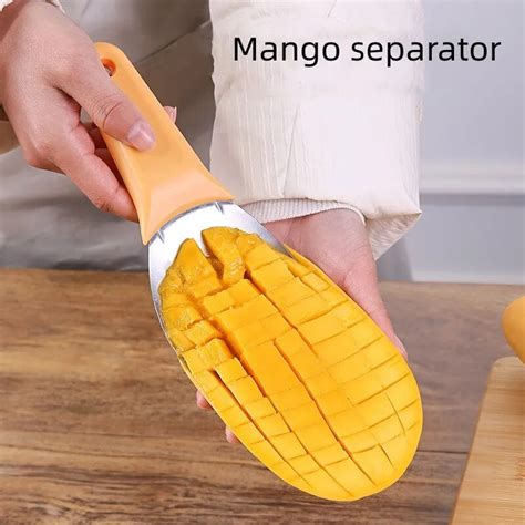 Mango Slicer And Splitter With Fruit Pulp Separator Kitchen Inspire