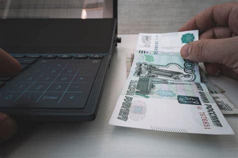 Premium Photo Man Presses A Calculator Button With His Finger Man