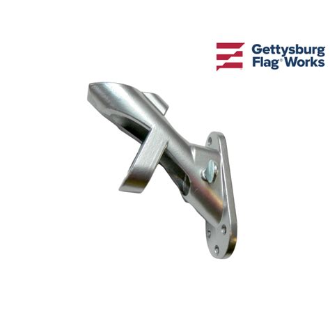 Flag Bracket 2 Position Silver
