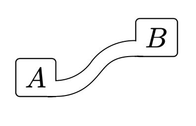 Connecting Tikz Nodes By A Hollow Wire TeX LaTeX Stack Exchange