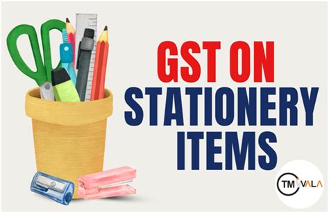 Gst On Stationery Items And Hsn Code Explained