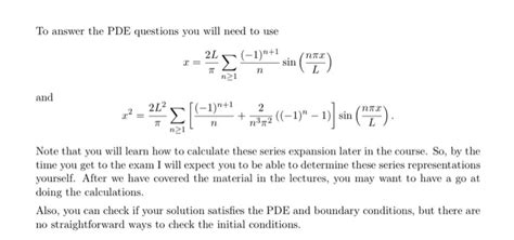Solved Question 2 Separation Solve The Diffusion Equation