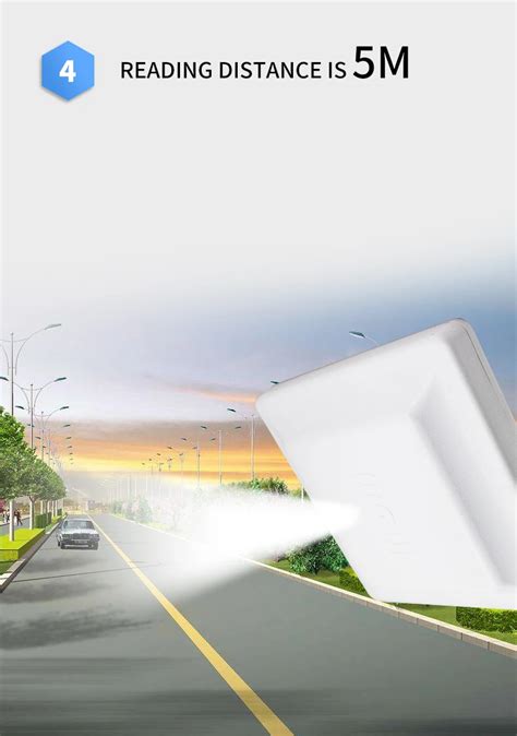 YANZEO R167 7DBI 5M Long Range Integrated UHF RFID Reader Writer 865