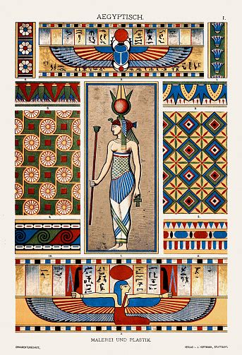 Egyptian Ornamentation From Antiquity An Illustration From A German