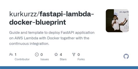 Github Kurkurzzfastapi Lambda Docker Blueprint Guide And Template To Deploy Fastapi