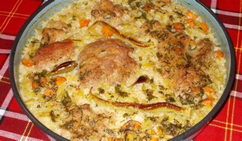 Сочни пържоли с ориз и пиперки на фурна Моята Рецепта