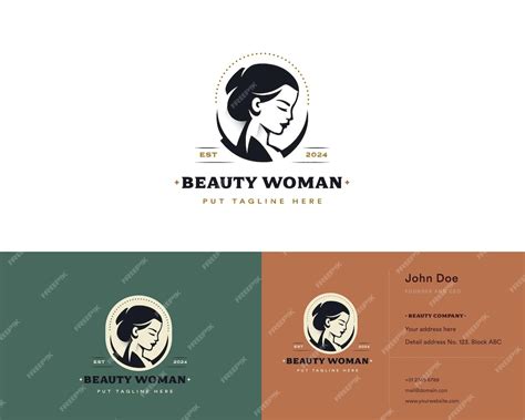 Premium Vector Vector Beauty Woman Salon Logo Design For Company