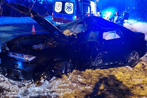 Kraków Śmiertelny wypadek drogowy Nie żyje pasażer kierowca był pod