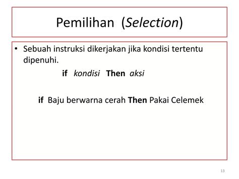 Materi Pengertian Dasar Algoritma PPT