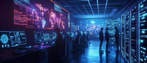 Quotfuturistic Lab With Holographic Displays And Advanced Technologyquot Premium Ai Generated