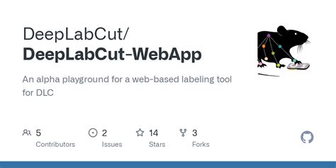 GitHub DeepLabCut DeepLabCut WebApp An Alpha Playground For A Web Based Labeling Tool For DLC