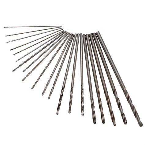 20pcs Precision Mini Micro Drill Bit Hss Twist Drill Bits Set Kit 0 3 1