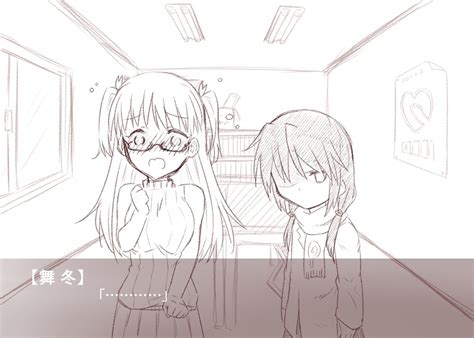 「パッケ風イラストに触発されてエロゲのプレイ画面もどきを落書きしてみたので宜しければドーゾ。 2枚目は春菜にちょっかい出さ」うみの漫画