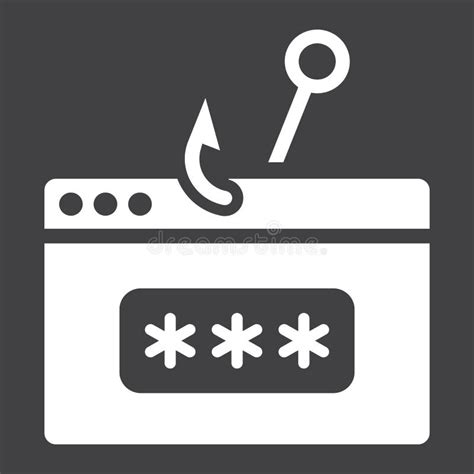 Password Phishing Flat Icon Security And Hack Stock Vector