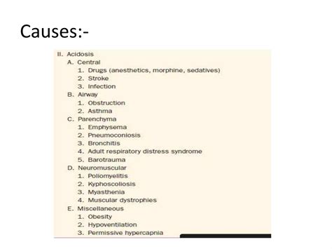Respiratory Alkalosis And Acidosis Ppt