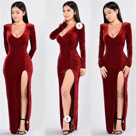 Pre Order — Red Velvet Dress • Fashion Nova Love Sex Magic Formal