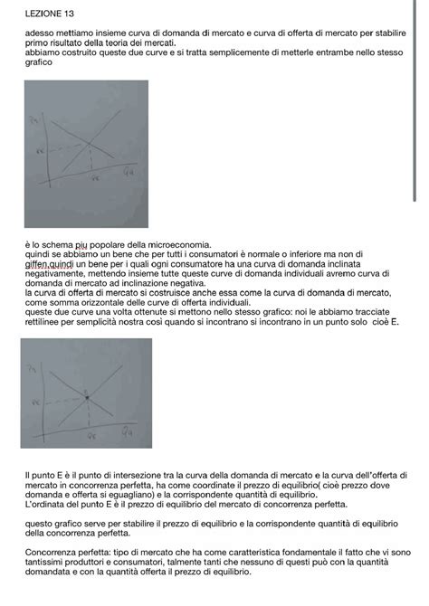 Appunti Lezione Economia Politica Docsity
