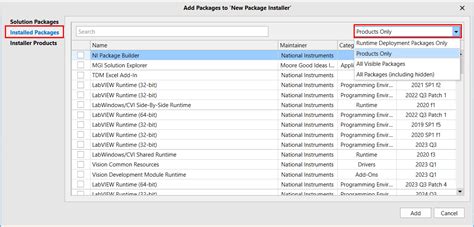 Build A Custom Installer For Multiple Products Using The Ni Package Builder Ni